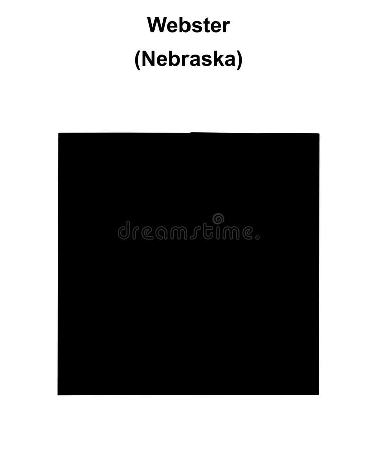 Webster outline map stock illustration. Illustration of tourism - 361726407