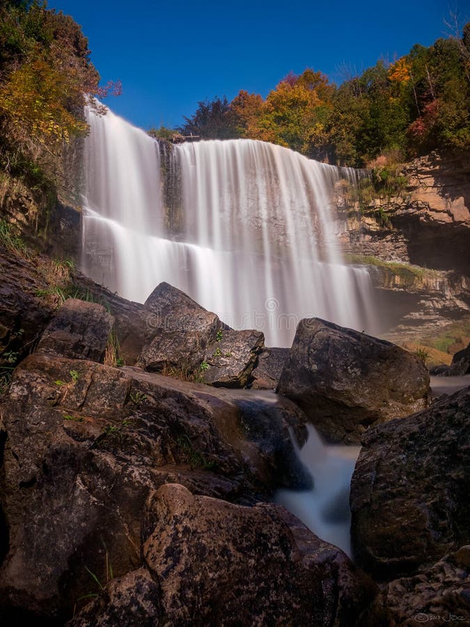 Webster S Falls, Dundas, Ontario Stock Image - Image of dundas, fall ...