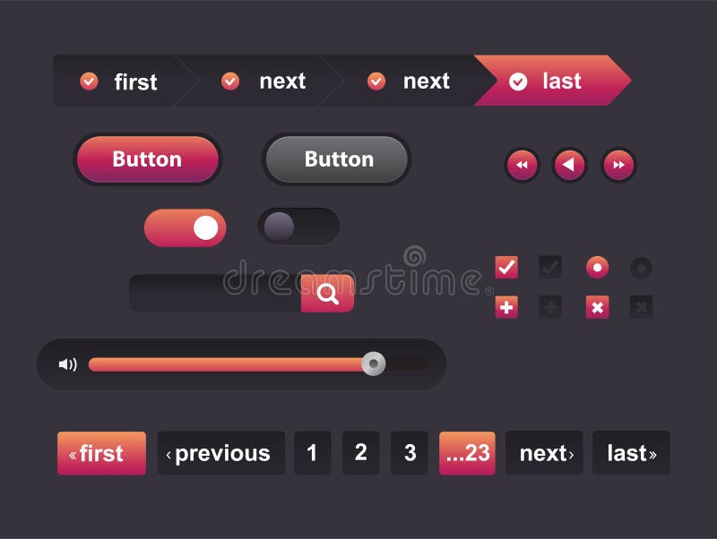 Pagination Illustration Stock Illustrations – 1,183 Pagination ...
