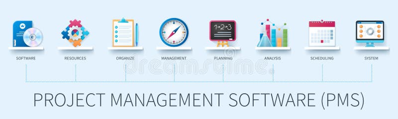 Webvector Voor Projectbeheer, Infographics in 3d Stijl Stock ...