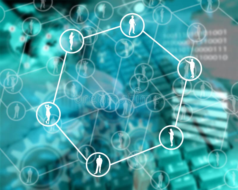 Webweb stock illustratie. Illustration of mededeling - 33001730