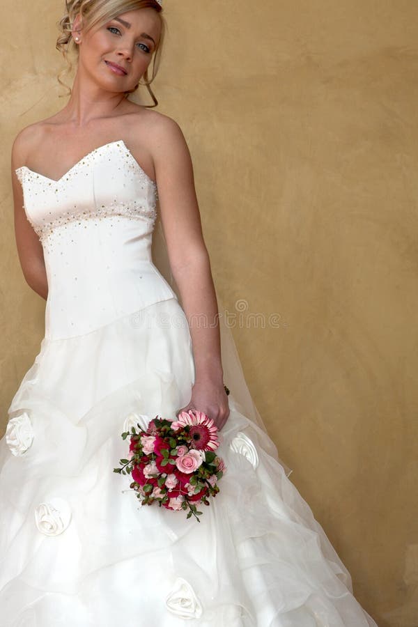 Wed Dress stock photo. Image of woman, happy, model, bride - 5090088