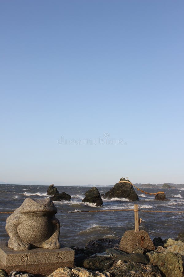 Wedded Rocks Japan stock photo. Image of wedded, travel - 75992038