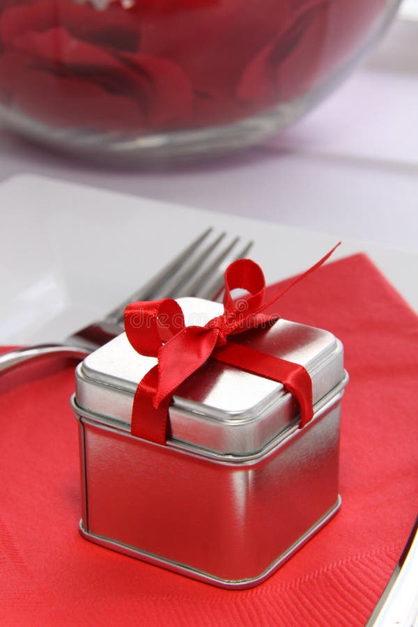 Weddig Favor - Gift Box stock image. Image of silk, decor - 13883395