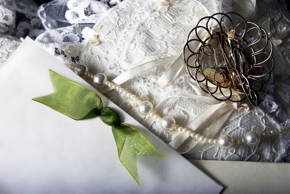 Wedding accessories stock image. Image of invitation, arrangement - 390473