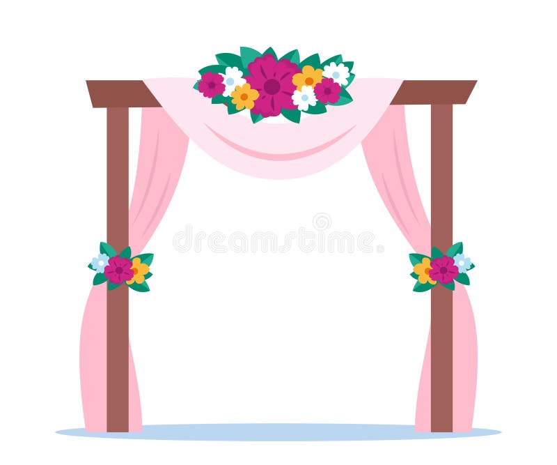Wedding Arch. Decorated Arch for Wedding Ceremony. Wedding Decor ...