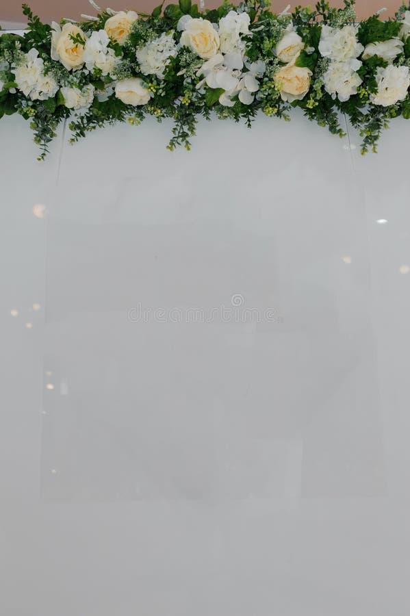 Wedding Arch with Multi-colored Flowers. Wedding Decorations Stock ...