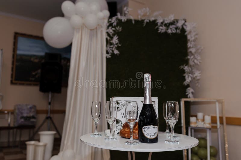 Wedding Arch with Multi-colored Flowers. Wedding Decorations Stock ...