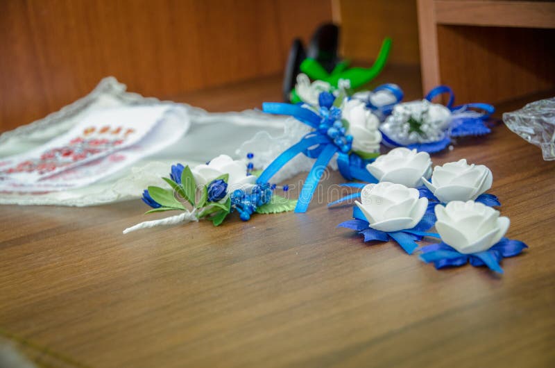 Wedding Attributes of Objects on a Holiday Stock Image - Image of sweet ...