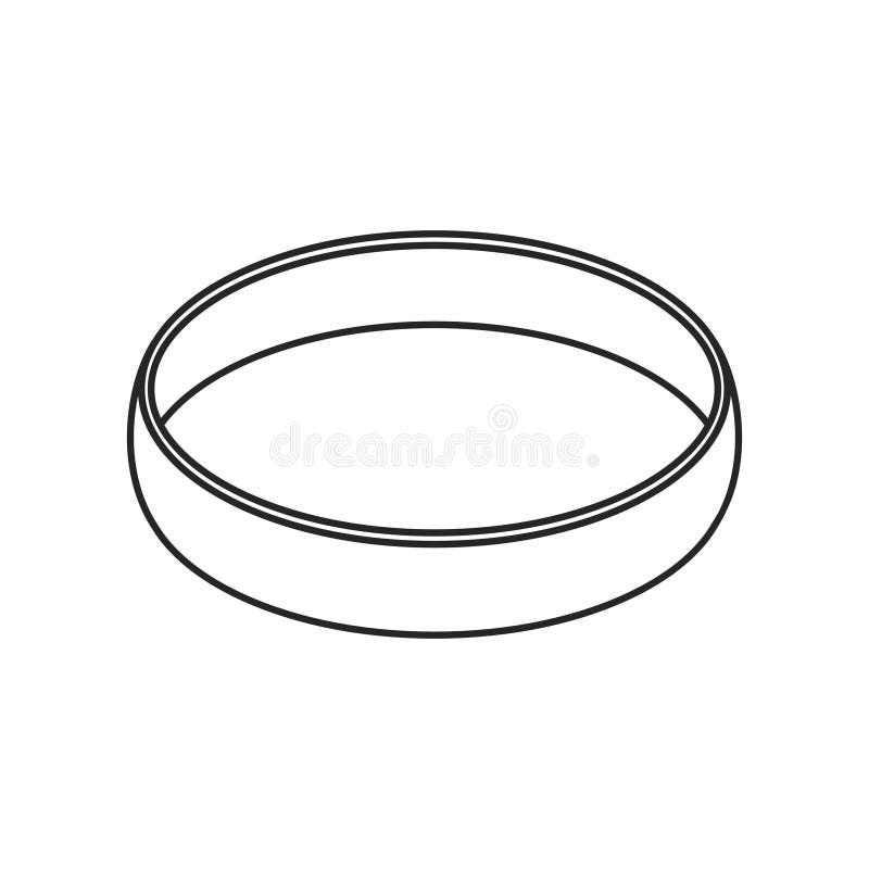 Wedding Band Outline Icon Vector Stock Vector - Illustration of sketch ...
