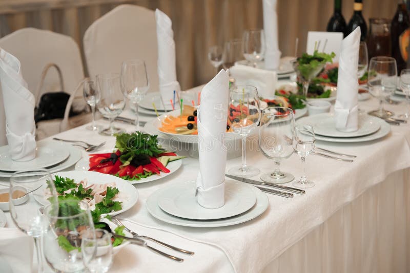 Wedding Banquet in a Restaurant, Holiday Event Stock Photo - Image of ...