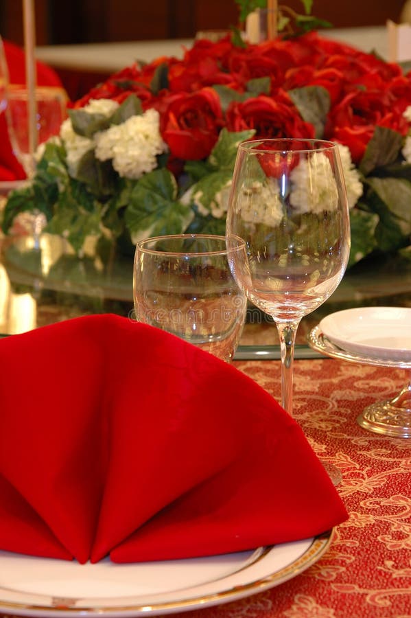 Wedding Banquet Table Setting Stock Image - Image of proper, chopstick ... Wedding Banquet Table Setting Stock Image - Image of proper, chopstick ...