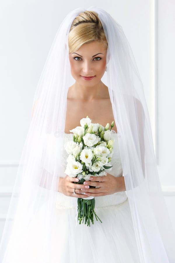 Wedding. Beautiful bride stock image. Image of happiness - 43072849