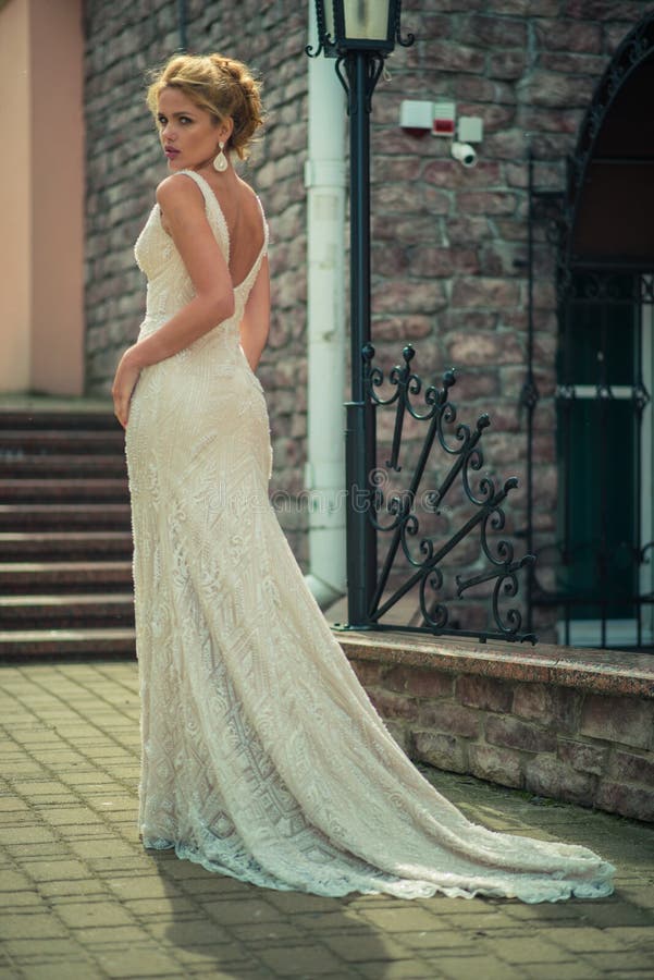 Wedding. Beautiful bride. stock photo. Image of dress - 79388712