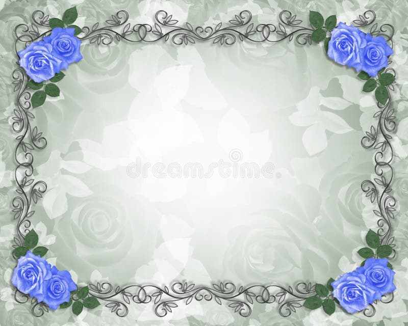 Roses Border Frame stock illustration. Illustration of golden - 8052549