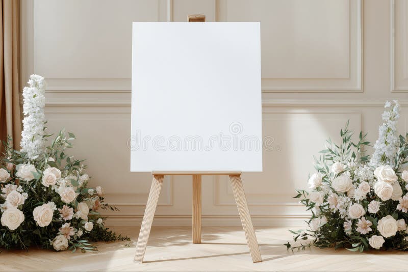 Wedding Board Mockup stock illustration. Illustration of template ...