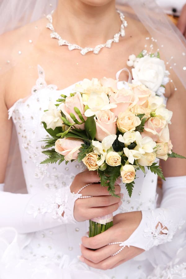 Wedding bouquet stock image. Image of pastel, people - 41558721