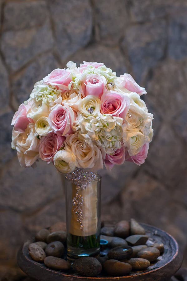 Wedding bouquet with roses stock photo. Image of bloom - 48582210