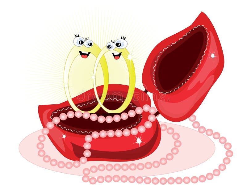 Wedding Rings Box Stock Illustrations – 4,710 Wedding Rings Box Stock ...