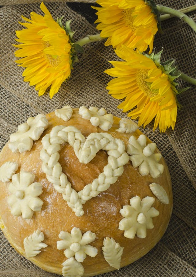 Wedding bread stock photo. Image of meal, sunflowers - 52076464
