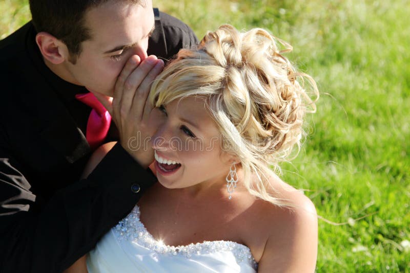 Wedding - Bride and Groom stock image. Image of outdoors - 22223539