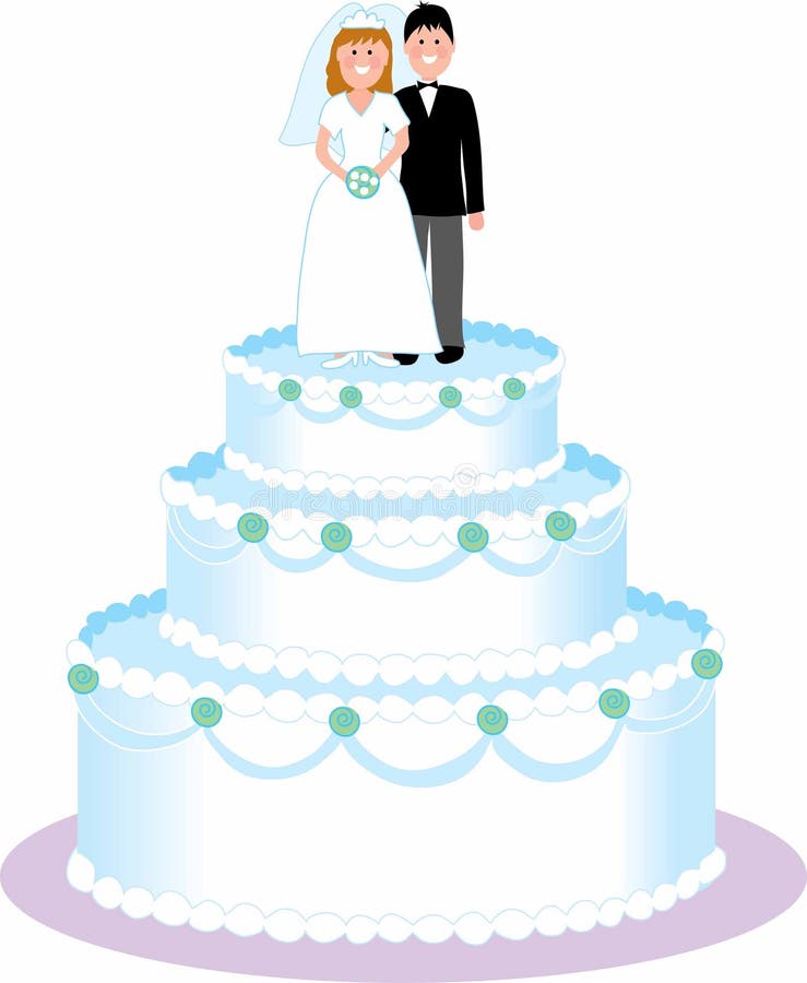 Wedding Cake stock vector. Illustration of relationship - 2081773