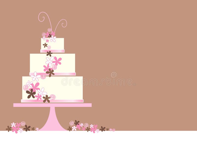 Wedding cake abstract stock vector. Illustration of pastry - 29080755