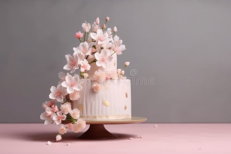 Wedding Cake Celebration. Generate Ai Stock Illustration - Illustration ...