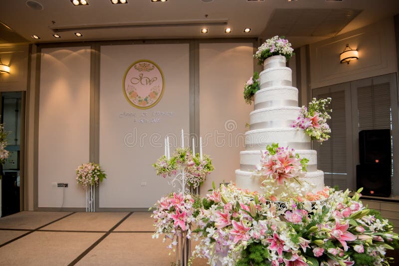 Wedding Cake,wedding Ceremony Accessories Tool Stock Image - Image of ...