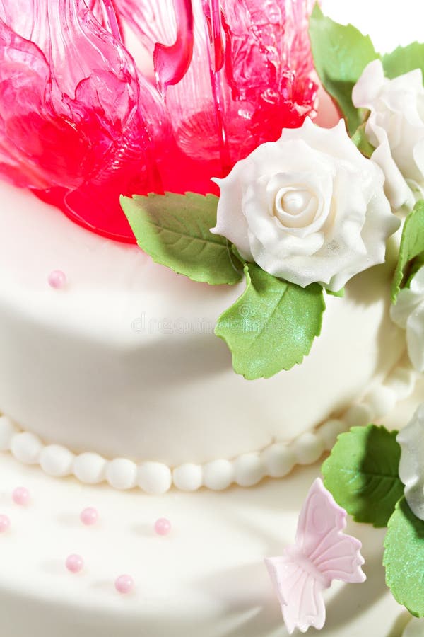 Wedding Cake stock photo. Image of cream, decorated, gourmet - 44212762