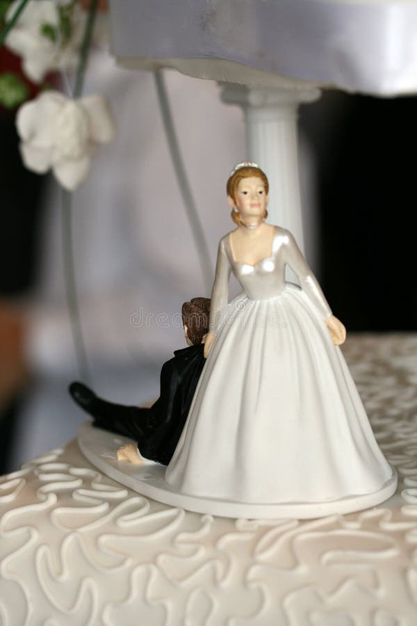 Wedding cake figure stock photo. Image of edible, party - 4451564