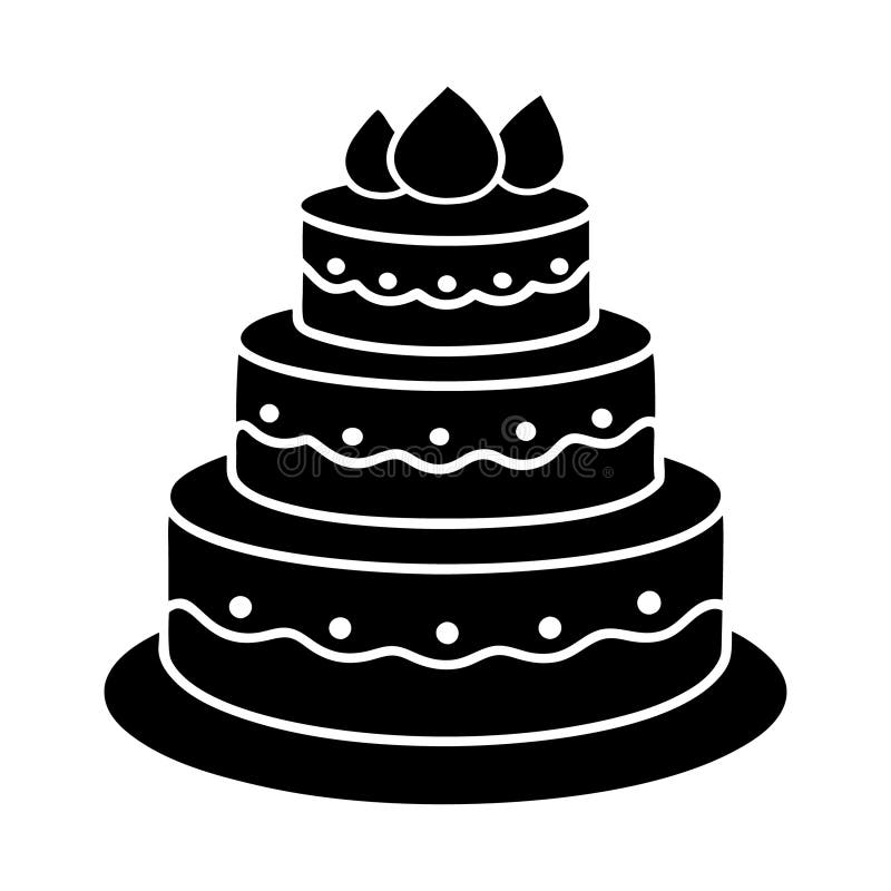 Layer Cake Silhouette Stock Illustrations – 365 Layer Cake Silhouette ...