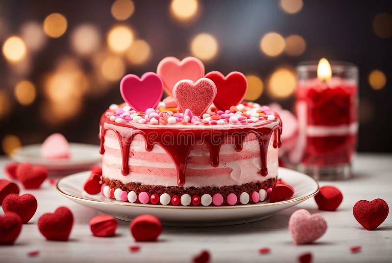 Wedding Cake with Red Rose Wedding Cake with Rose Petals Wedding Cake ...