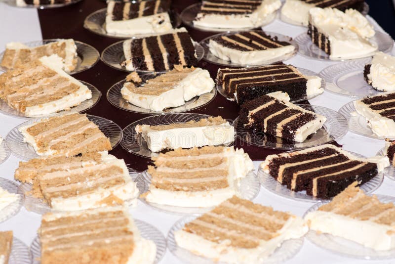 Cake slices stock photo. Image of fancy, piece, slice - 102370044