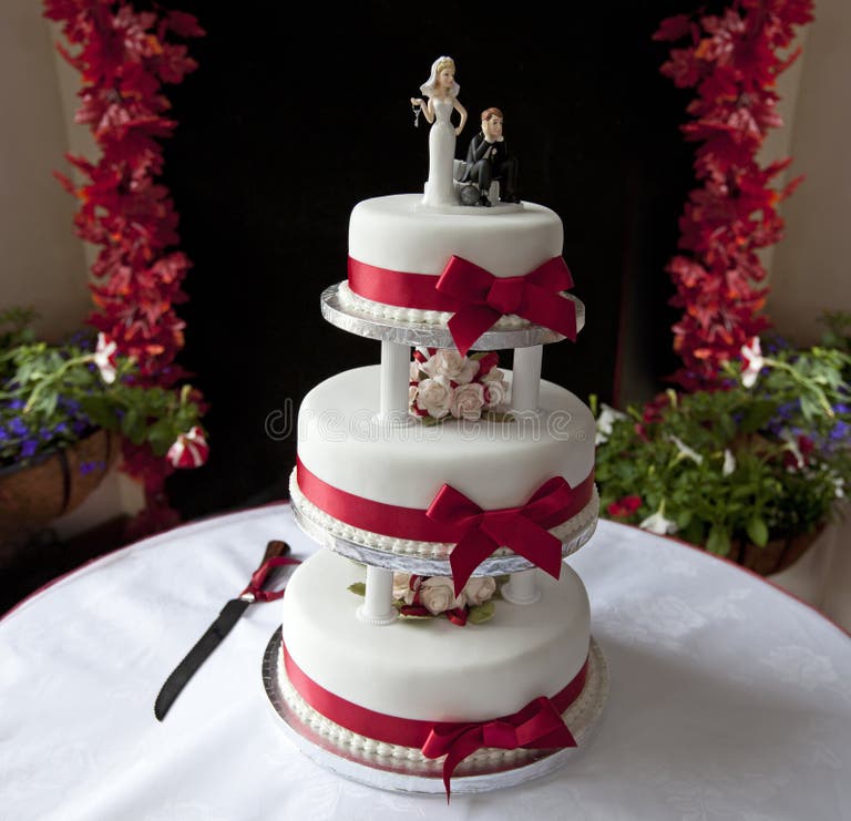 Wedding Cake Three Storey Stock Photos - Free & Royalty-Free Stock ...