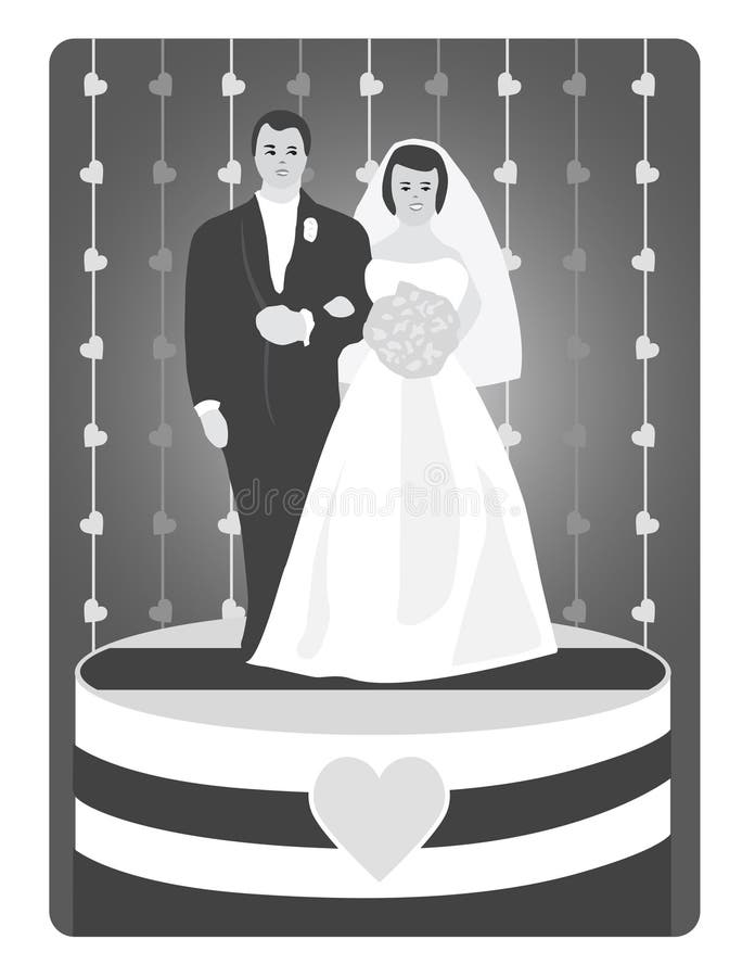 Wedding Cake Topper Stock Illustrations – 1,690 Wedding Cake Topper ...