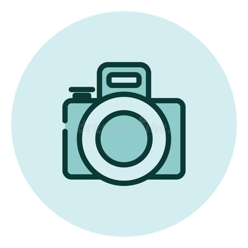 Wedding camera, icon stock vector. Illustration of vector - 259396633