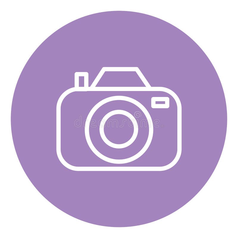 Wedding camera simple icon stock vector. Illustration of lettering ...