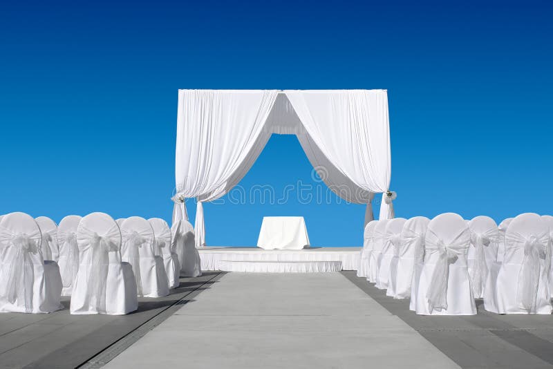 Wedding Canopy (chuppah or Huppah) in Jewish Tradition Stock Photo ...