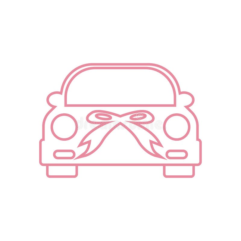 Wedding Car Icon Design Template Vector Isolated Illustration Stock ...