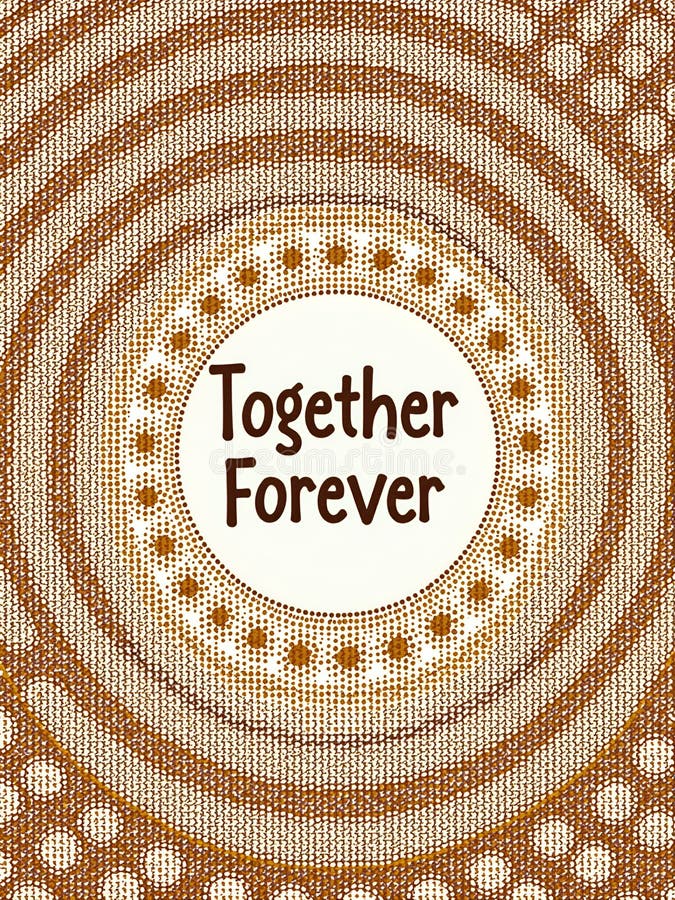 Aboriginal Dot Painting Wedding Card Stock Illustrations – 3 Aboriginal ...