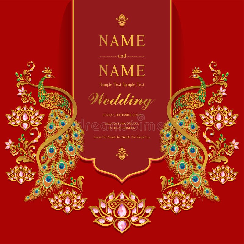 Border Designs For Indian Wedding Cards