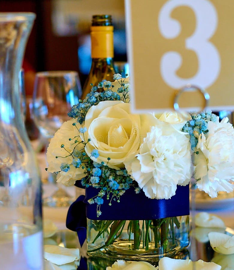 Wedding centerpiece stock photo. Image of flowers, table - 97329894