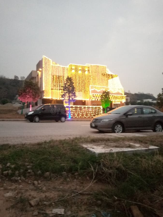 Wedding Ceremony All House Light Pakistani People Editorial Photo ...