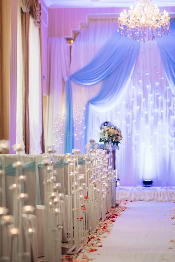 Wedding ceremony area stock image. Image of florist - 140932419