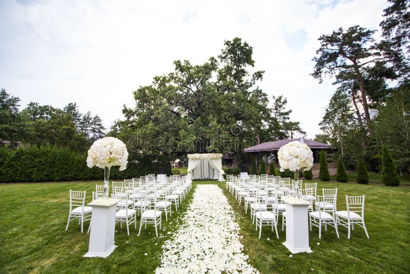 Wedding ceremony stock photo. Image of bouqet, beautiful - 55995136