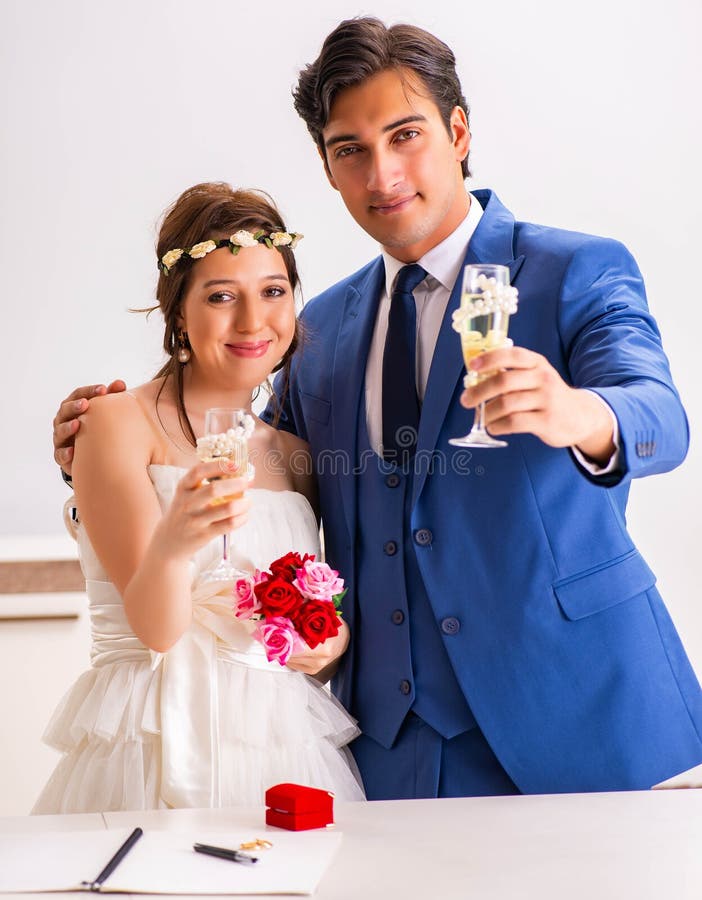 Wedding Ceremony with Wife and Husband Stock Photo - Image of ceremony ...