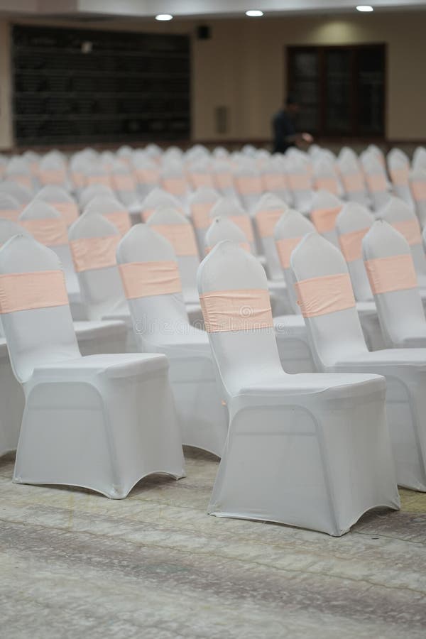 Wedding Chair Decoration, Event Chair Stock Photo - Image of seat ...