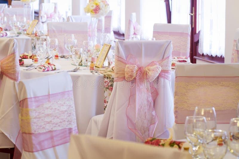 Wedding chair with ribbon stock photo. Image of cloth - 77487874