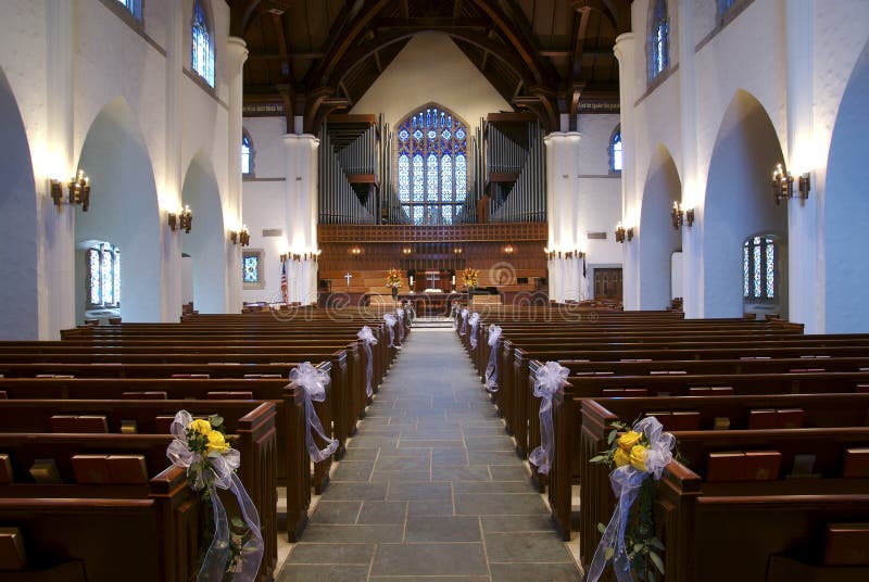 Wedding Chapel stock image. Image of woman, church, religion - 3764439